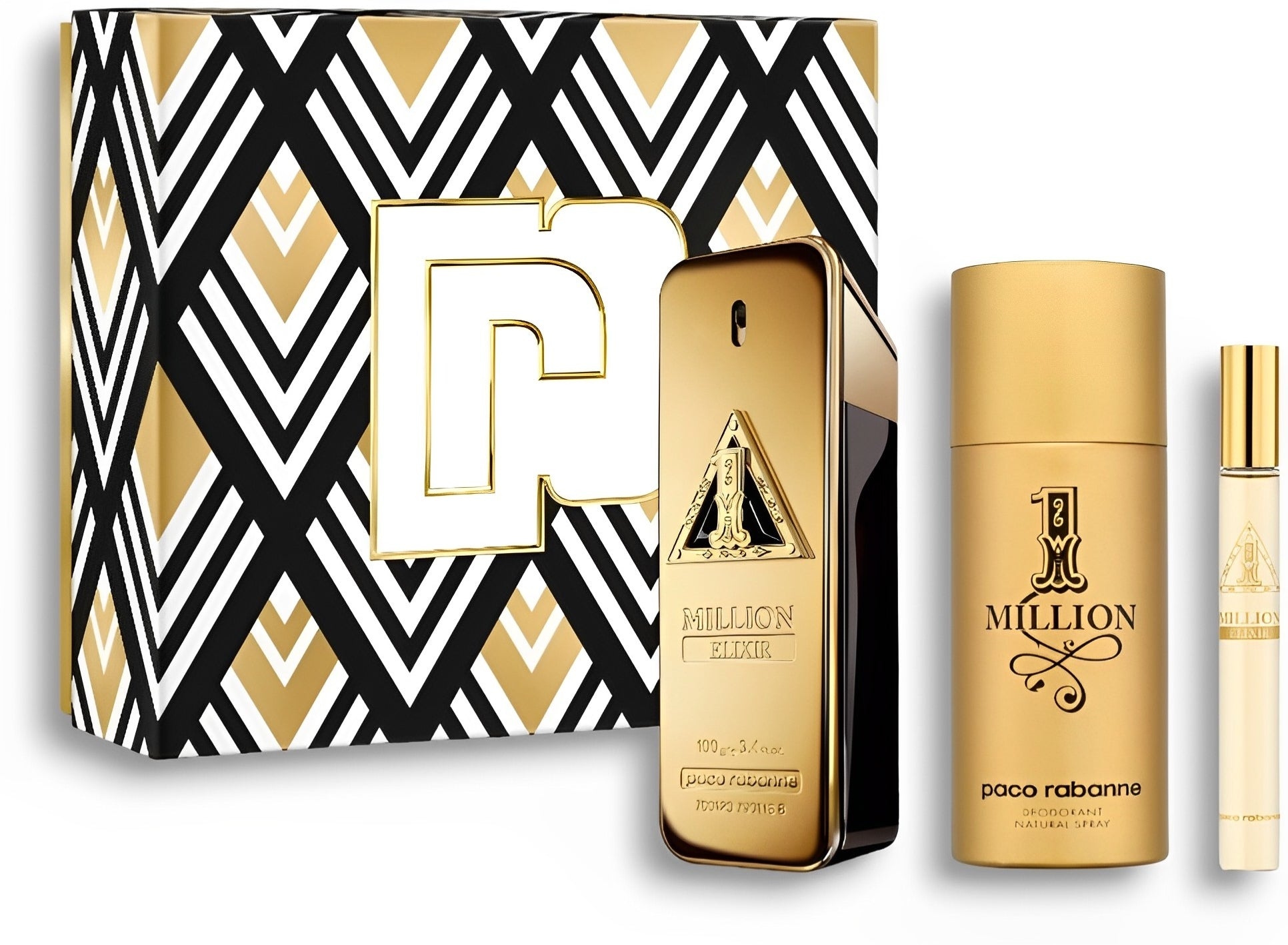 Paco Rabanne - 1 Million Elixir edp 100ml + 10ml + 150ml deo / MAN / S ...
