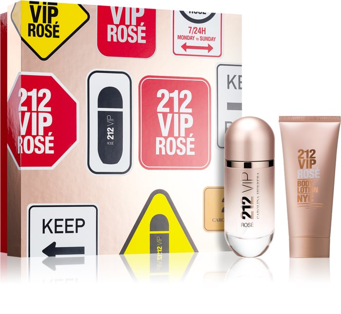 Carolina Herrera - 212 VIP Rose edp 80ml + 100ml losion / LADY / SET ...